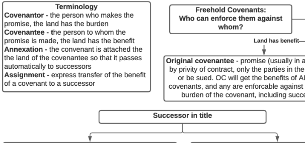 Land Law - Freehold Covenants Flowchart – Go With the Flowchart